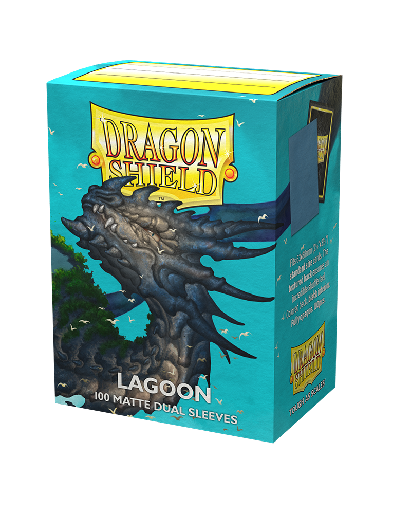 Dragon Shield: Lagoon Dual Matte [100] – The Guardtower